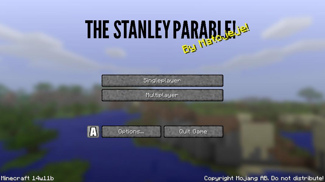 [Proof of concept] The Stanley Parable in Minecraft! Minecraft Map
