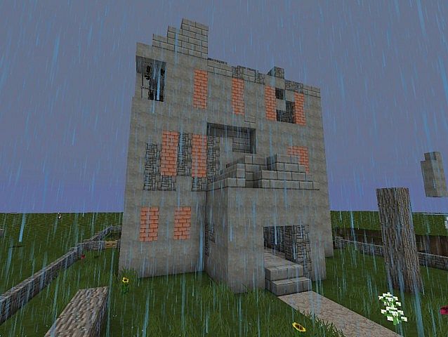 abandoned buildings Minecraft Project