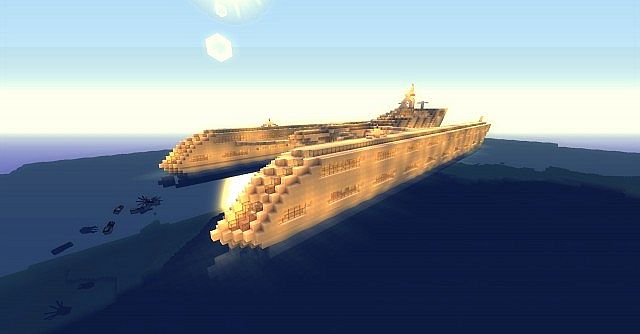 Monstra Maris - Futuristic cruise ship Minecraft Map