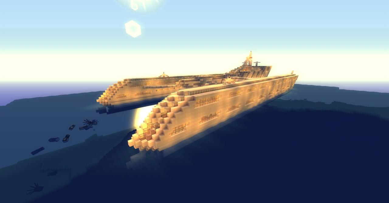 Monstra Maris - Futuristic cruise ship Minecraft Map