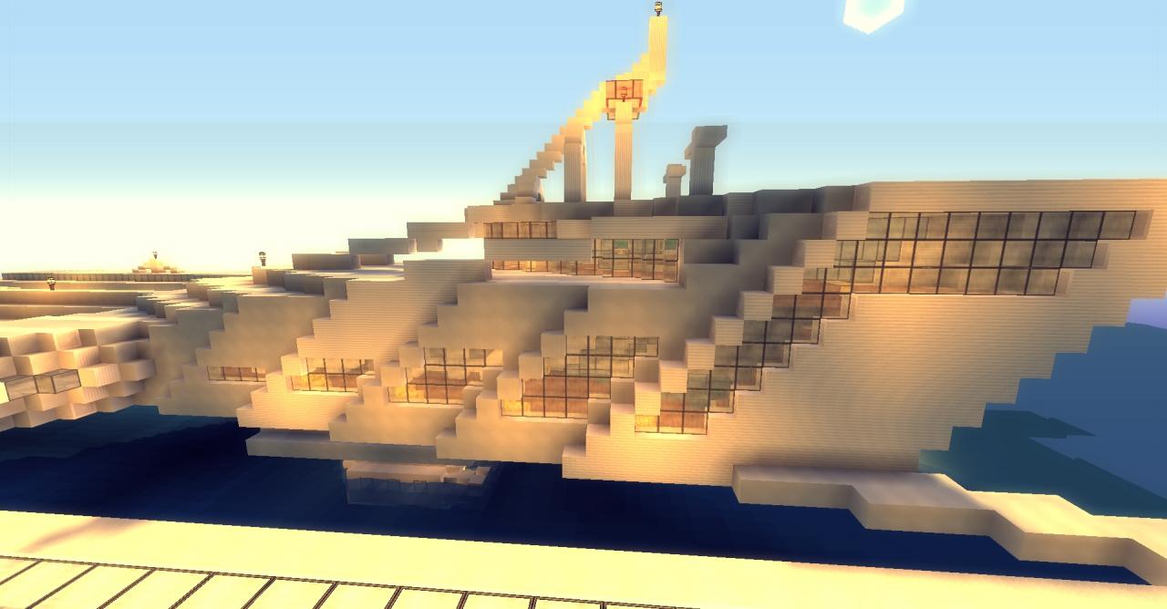 Monstra Maris - Futuristic cruise ship Minecraft Map