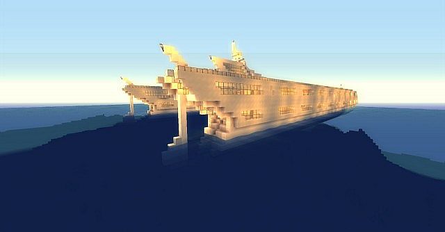 Monstra Maris - Futuristic cruise ship Minecraft Map