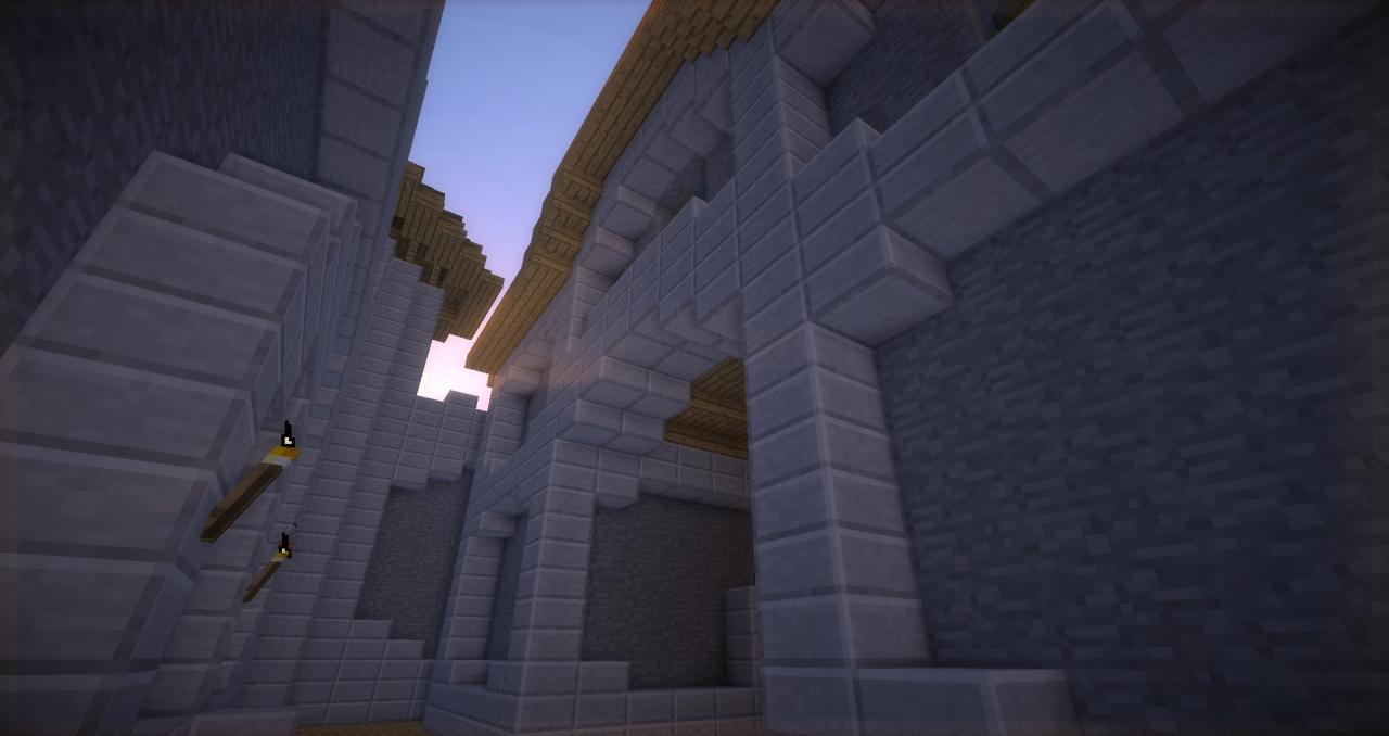 LaWaffles Small Cyan Castle Minecraft Map