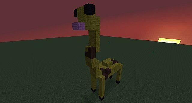 A Sexy Giraffe Minecraft Map