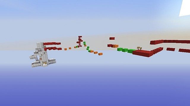 Parkour the void Minecraft Map