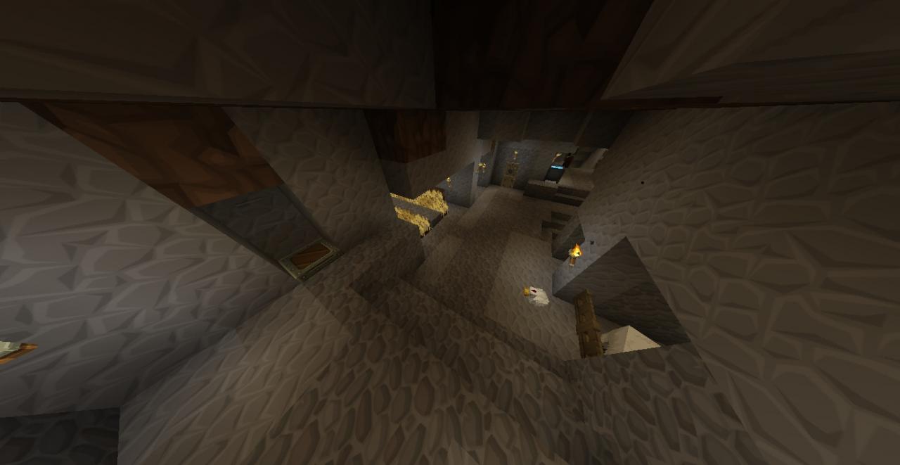 old school cave house Minecraft Map