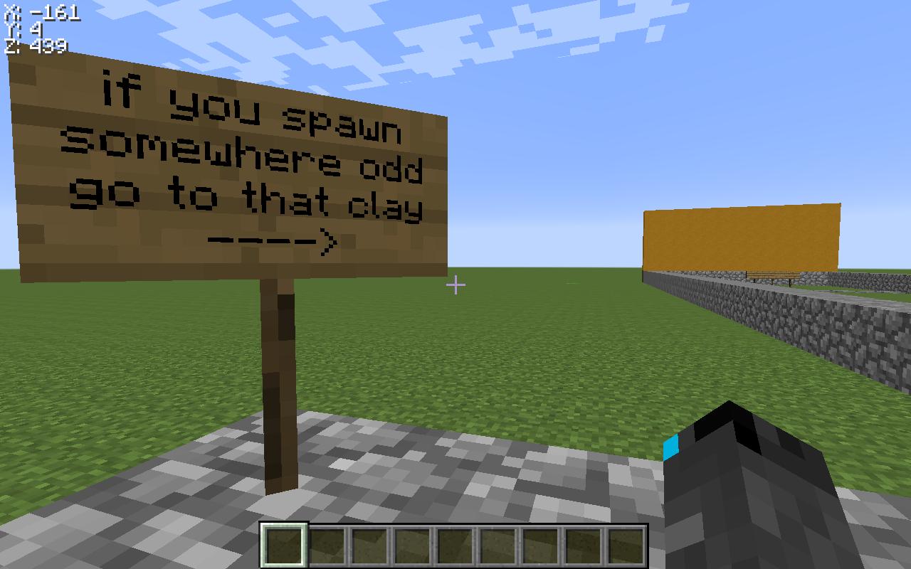 The hole challenge. Minecraft Map