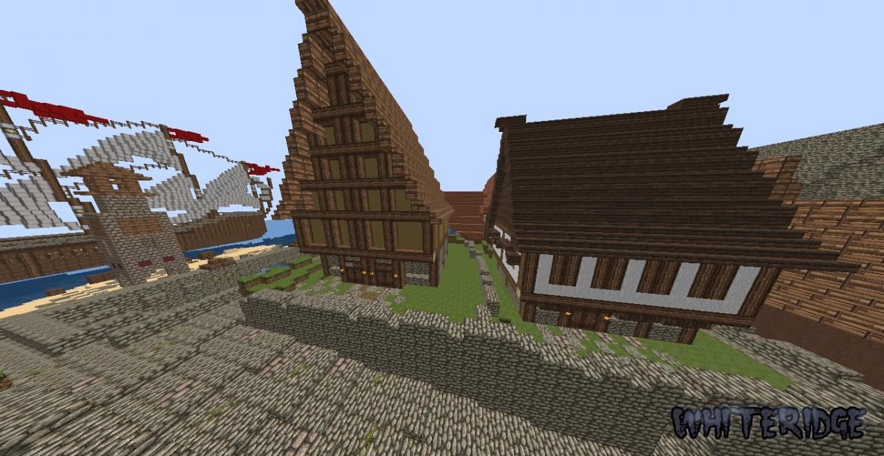 "WhiteRidge" A Medieval Town inspired by Fable 3/Skyrim(A LOT ADDED ...