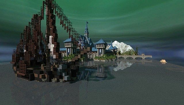 Arendelle - Disney's Frozen Winter Castle Minecraft Map