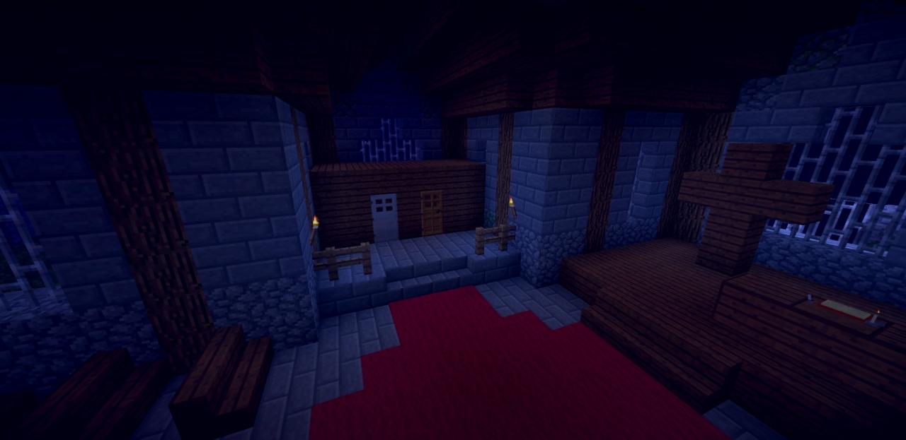 A small chapel with ruin around it Minecraft Map
