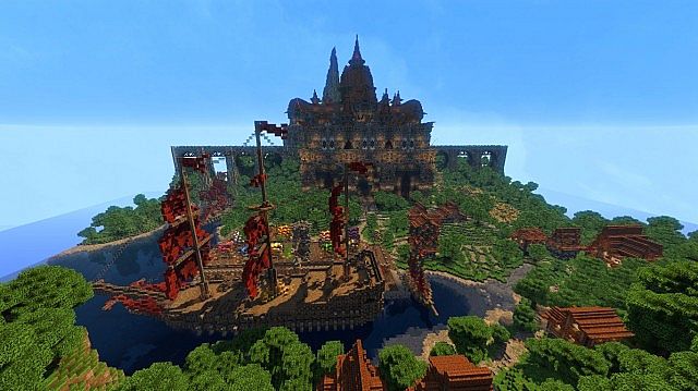 Megabuild - Yyglaros Castle Minecraft Map