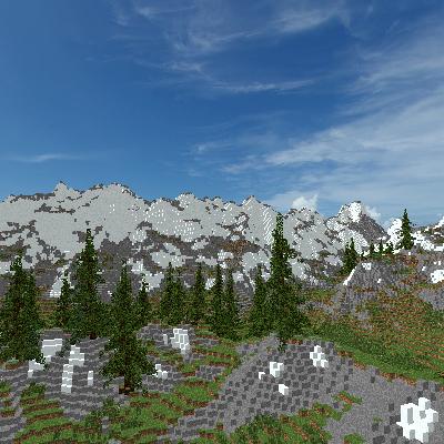 Custom World (custom tree, caves landscape and deposits) & custom ...