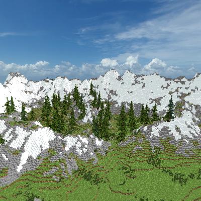 Custom World (custom tree, caves landscape and deposits) & custom ...