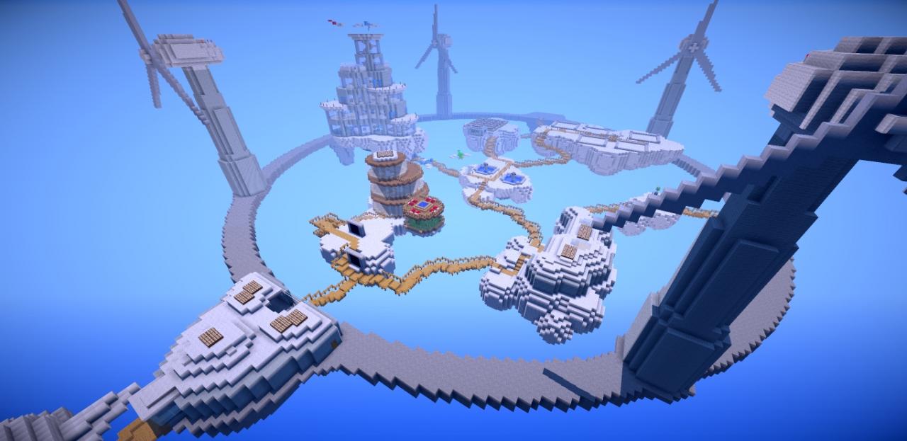 Flying City Minecraft Map
