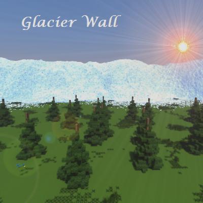 Glacier Wall Minecraft Map