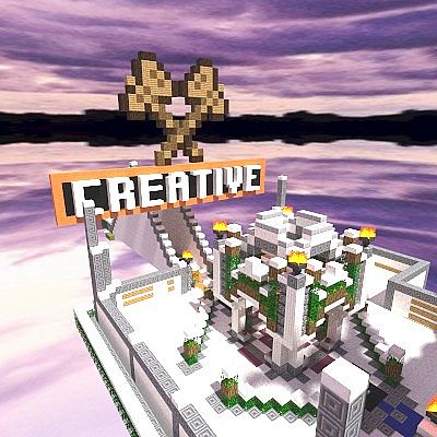 Server Lobby {Floating} {Void} {Two Servers} Minecraft Map