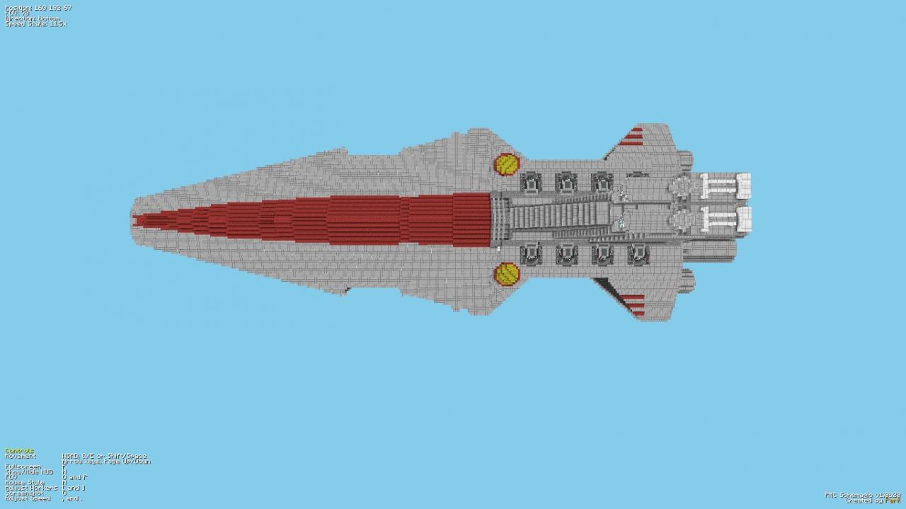 Star Destroyer Venator Class Minecraft Map