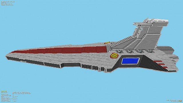 Star Destroyer Venator Class Minecraft Map