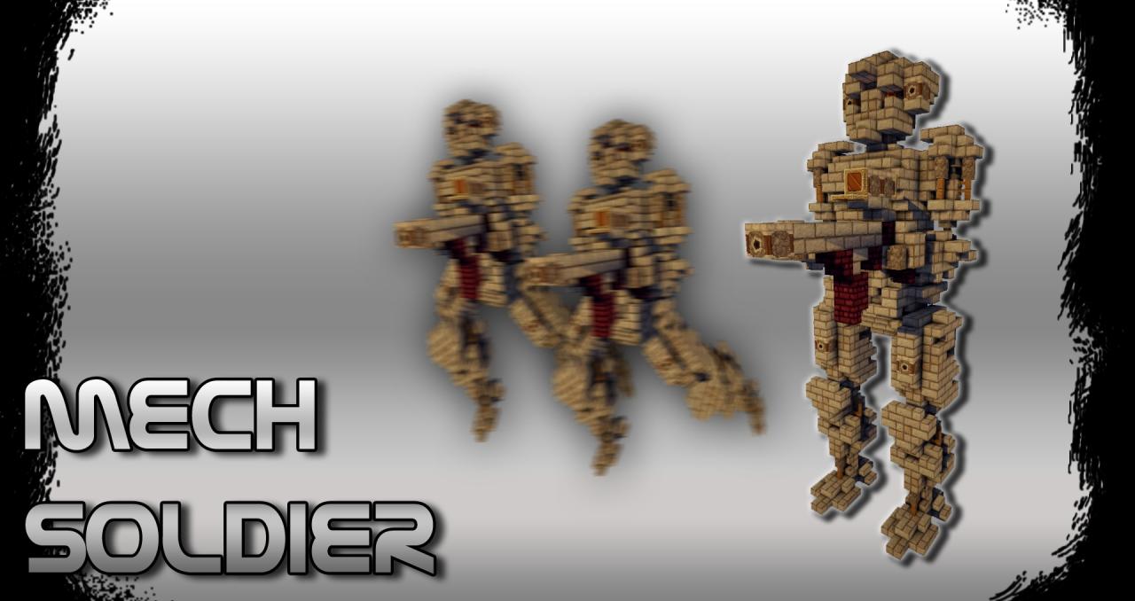 Mech Soldier _ B.E.G _ inc. Schem Minecraft Map