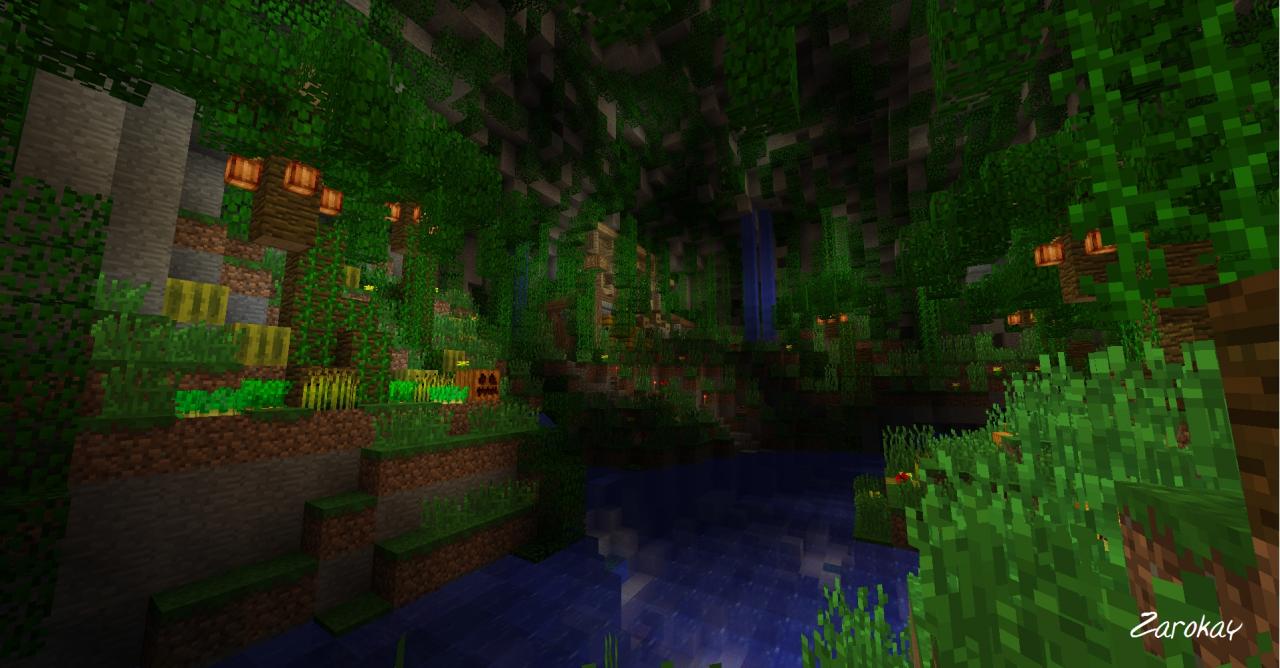 ~Underground Paradise~ Minecraft Map