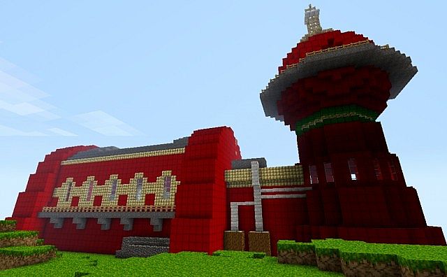 Cartoon builds Minecraft Map