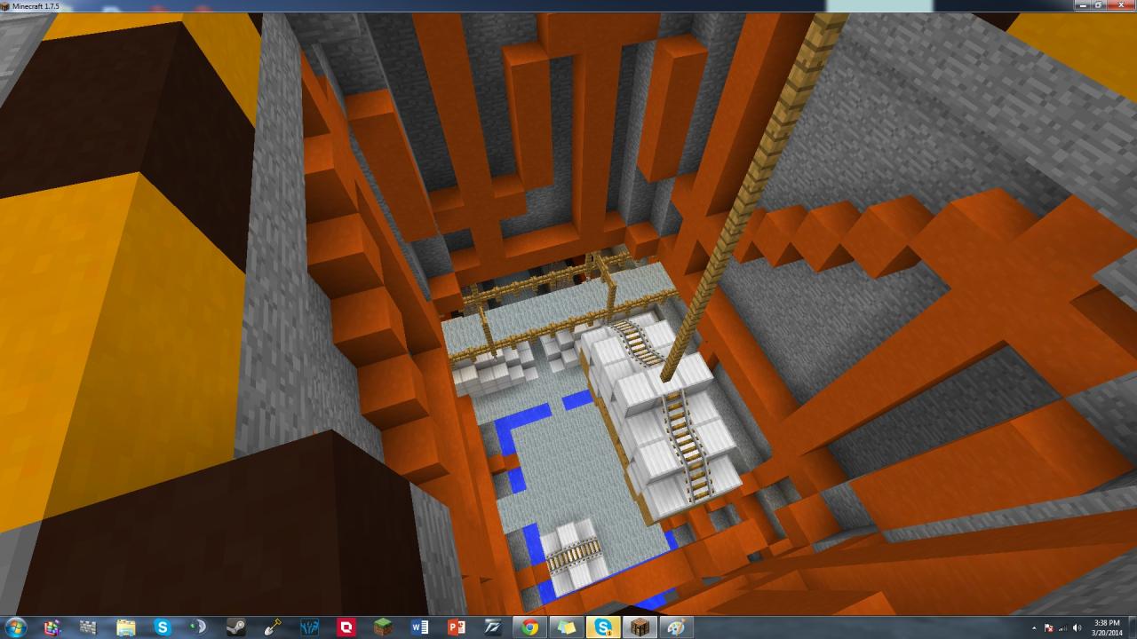 Oil Rig for possible Zambie Survival server Minecraft Map