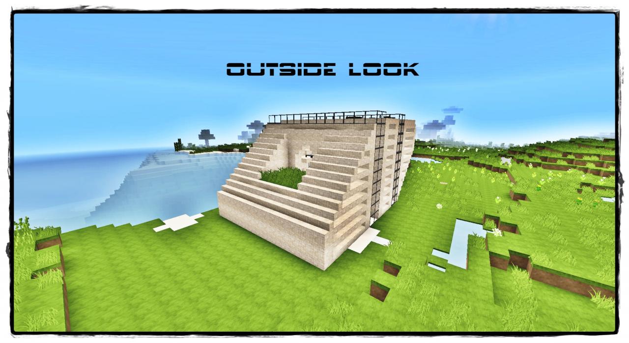 Shady | Modern Beach House Minecraft Map