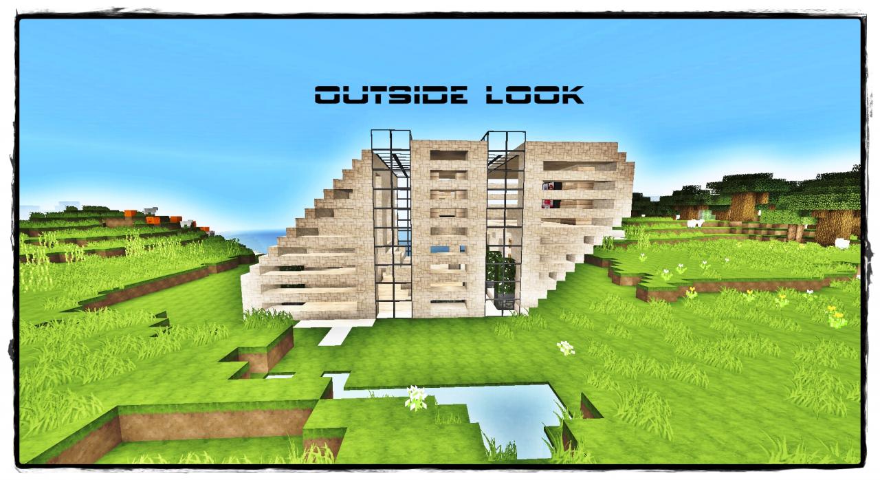 Shady | Modern Beach House Minecraft Map