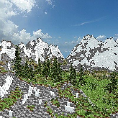 Custom World (custom tree, caves landscape and deposits) & custom ...