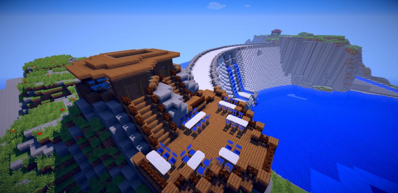 Dam with a lot of features Minecraft Map