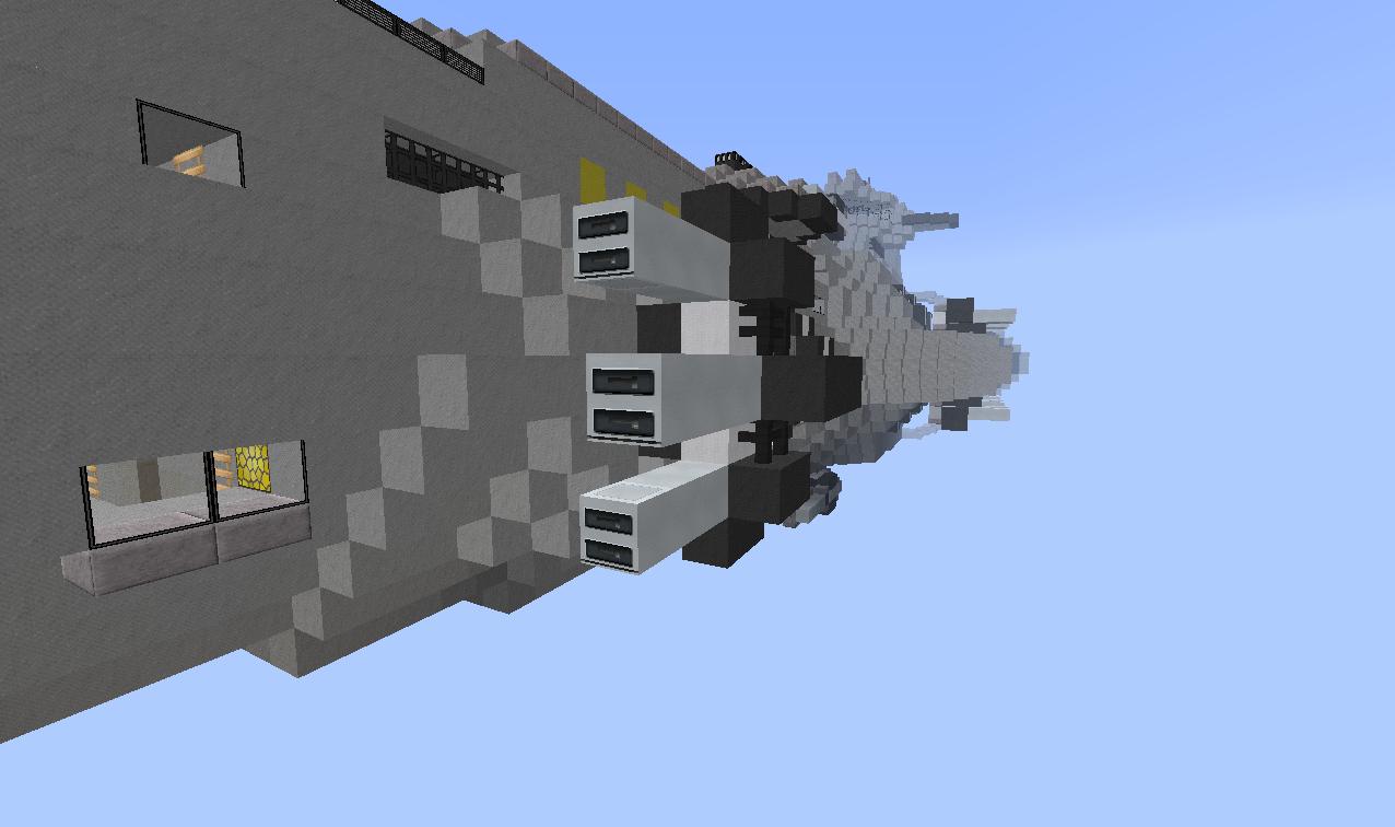 MSF Destroyer: Hammerhead [March Update with Schematic] Minecraft Map