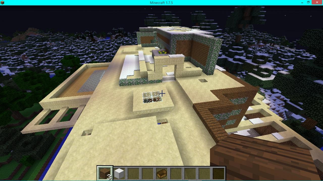 Waterfall House Minecraft Map