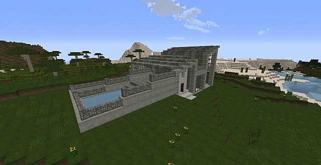 Modern House "Slope" Minecraft Map