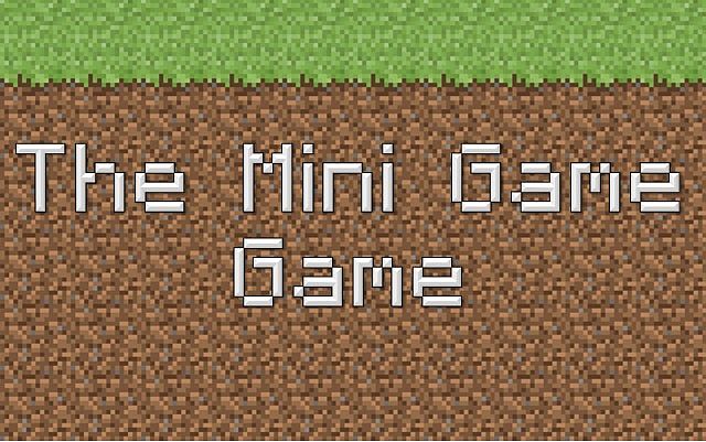 The Mini Game Game Minecraft Map