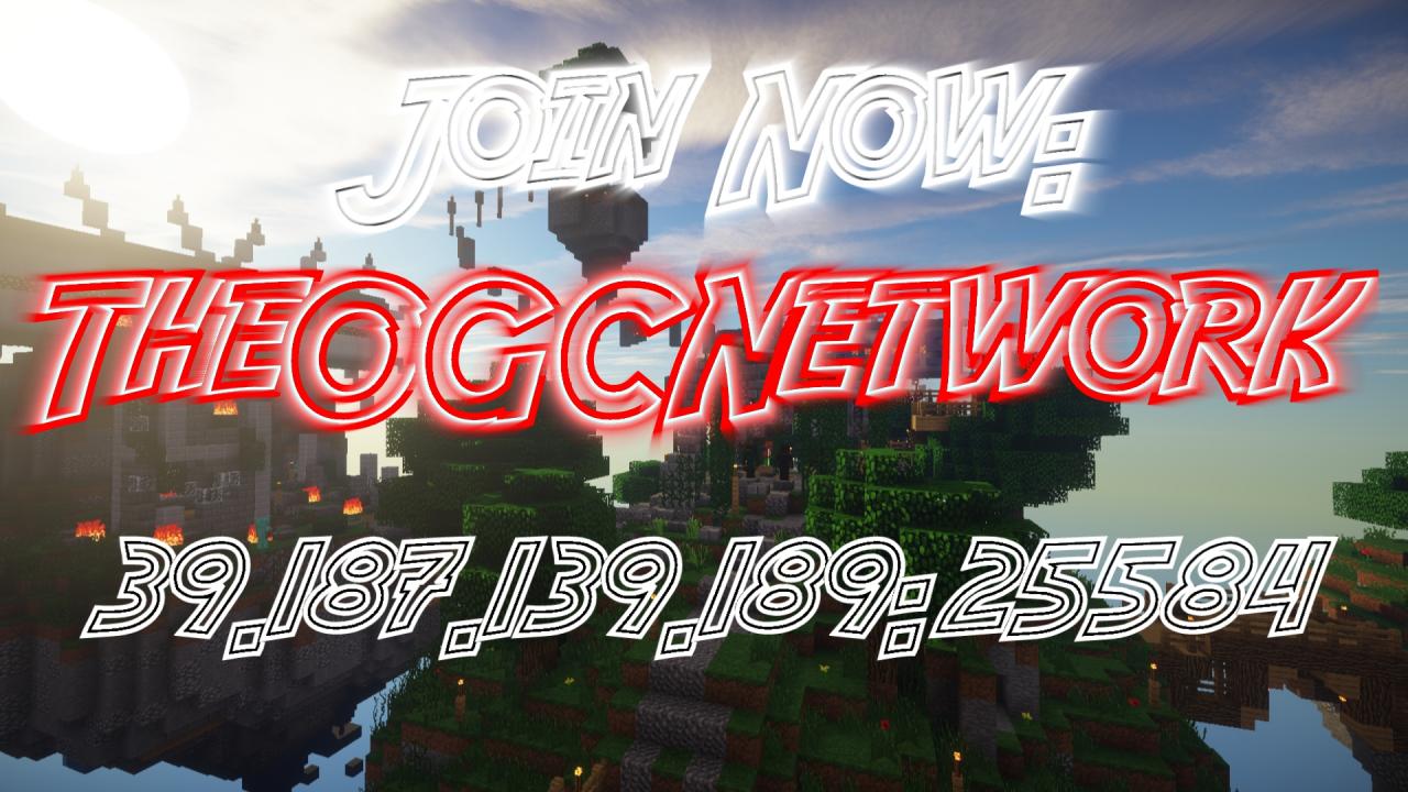 The OGC Network - Community Server [24/7, Survival, Creative, MiniGames ...