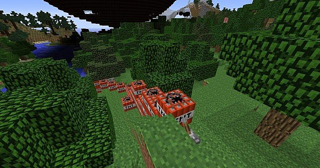 100x100 TNT Ball Minecraft Map