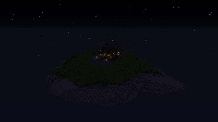 Floating Island, Custom Terrain Minecraft Map