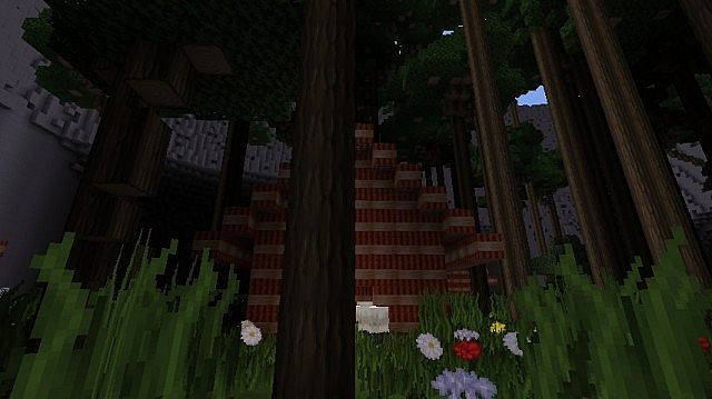 Little Enchanted Forrest, Custom Terrain Minecraft Map