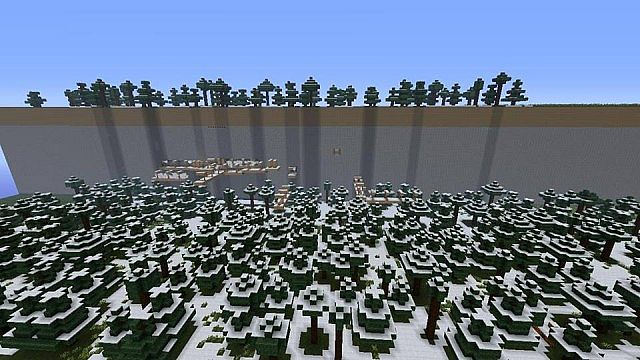 Parallel walls survival map Minecraft Map