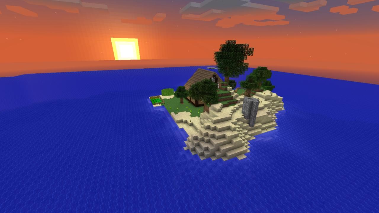 Island House Minecraft Map