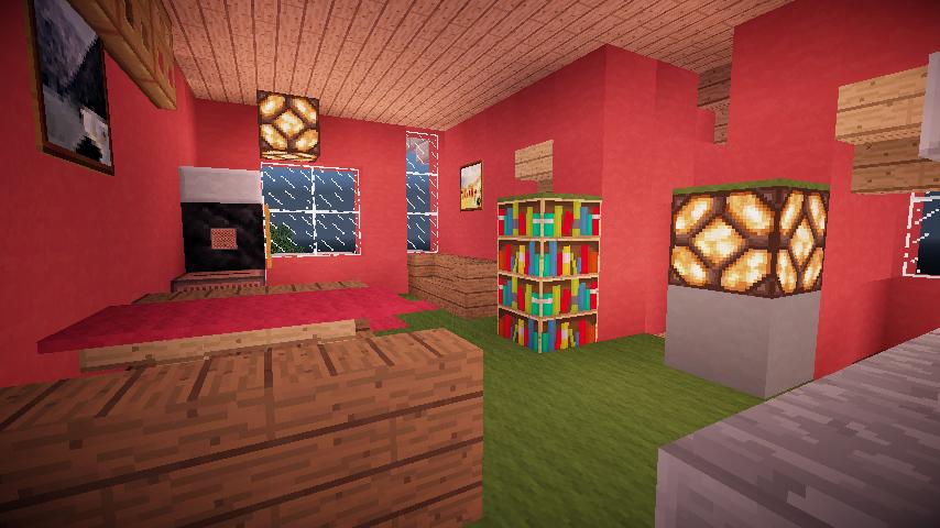 A Glimpse Of A Town Minecraft Map