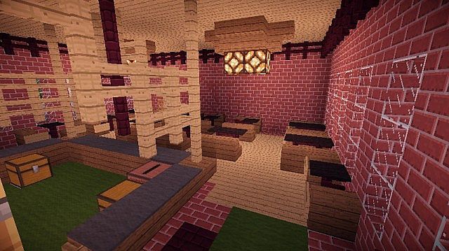 A Glimpse Of A Town Minecraft Map