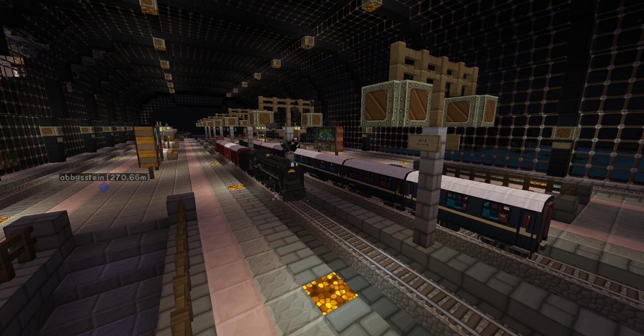 Trainstation Minecraft Map