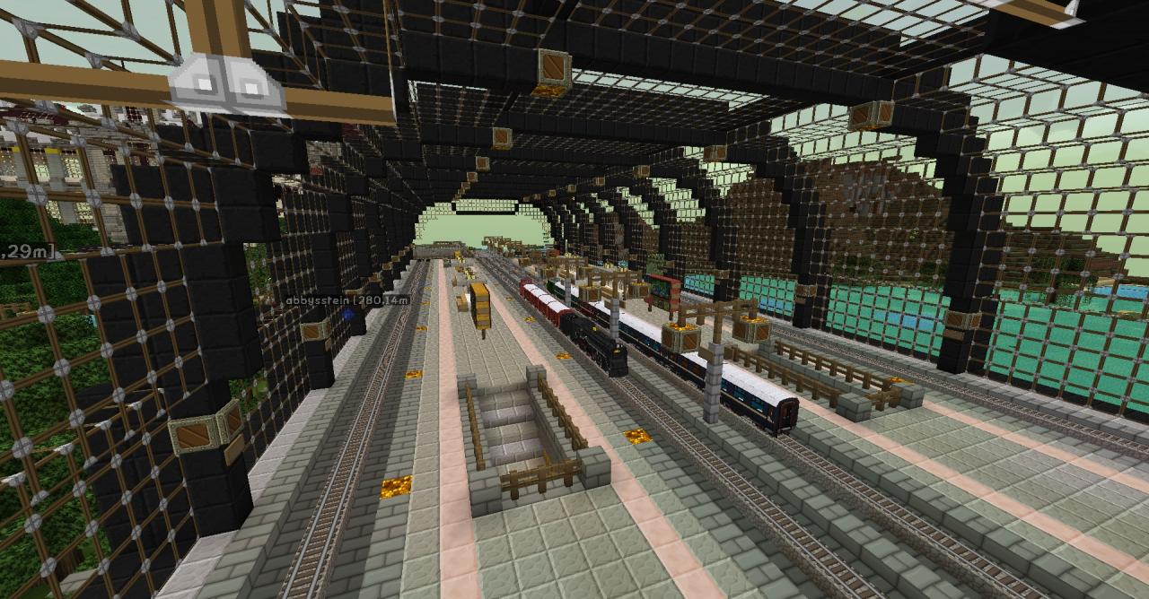 Trainstation Minecraft Map