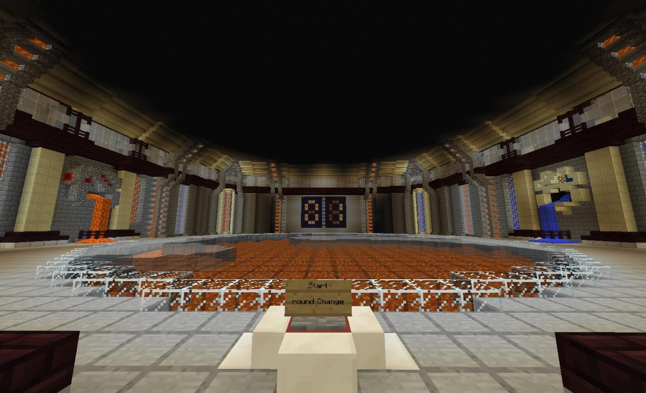 Super Awesome mythical beast fighting arena Minecraft Map