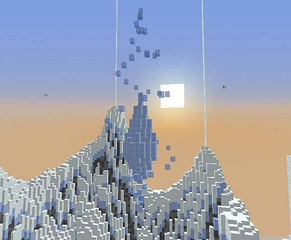Atlas Effect Ice Shard Minecraft Map