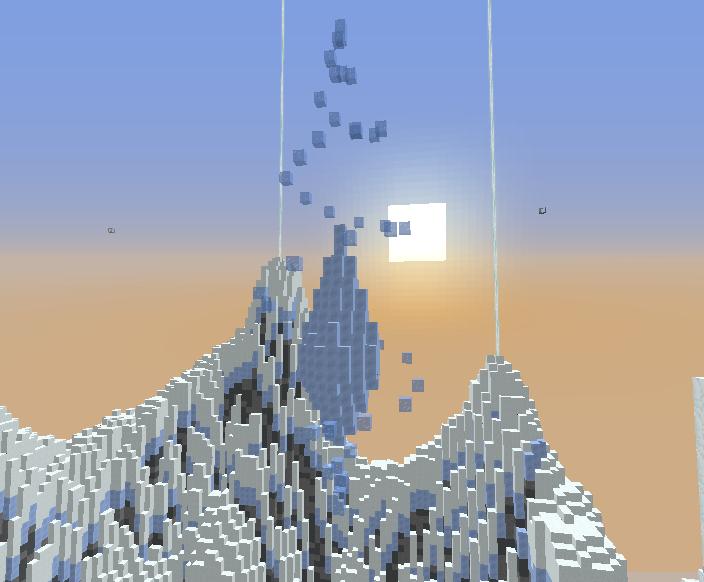 Atlas Effect Ice Shard Minecraft Map