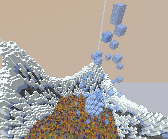 Atlas Effect Ice Shard Minecraft Map