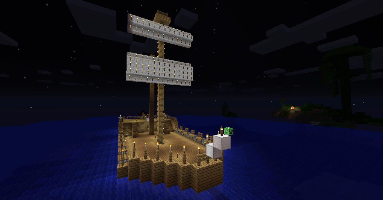 Pirate Ship with buried treasure Minecraft Map