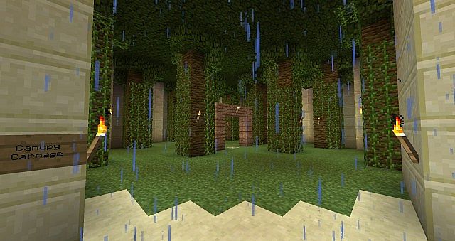 Super Hostile Temple base Minecraft Map